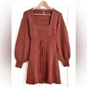 Free People | Sweaters | Free People Emmaline Mini Sweater Dress Size ...